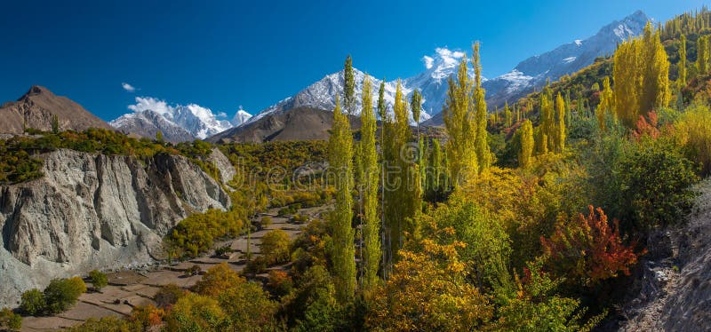 Nagar Valley. Northern Area Pakistan Stock Image - Image of hill ...