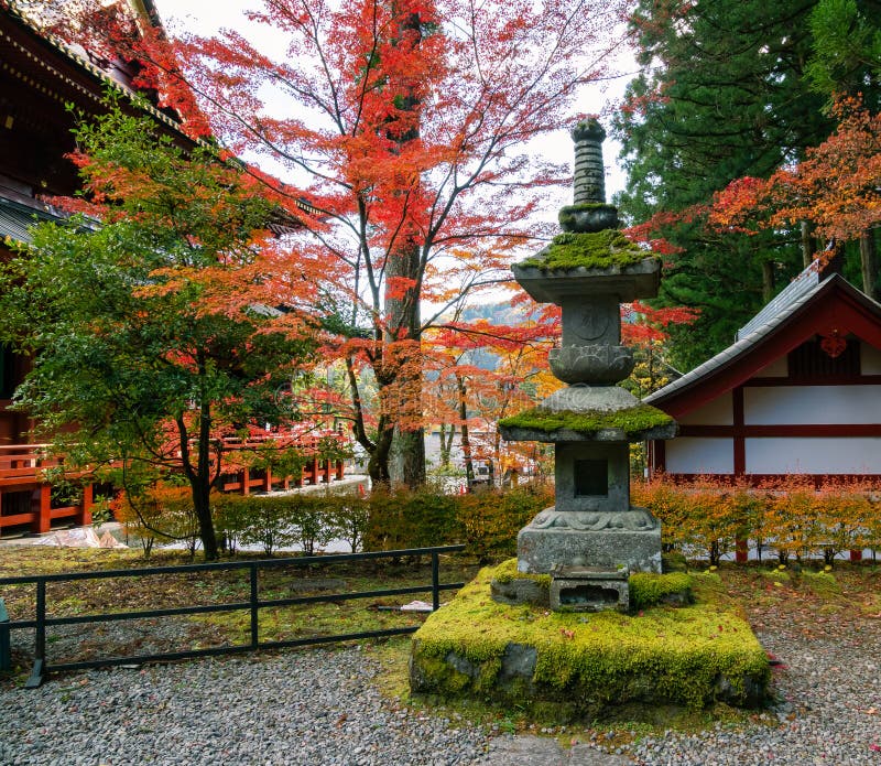 Autumn in Nikko editorial stock image. Image of culture - 190587704