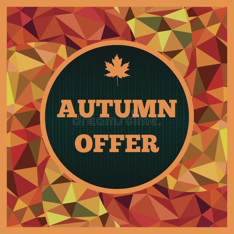 Background with Autumn Leaves and Place for Text Stock Vector ...