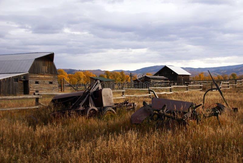 Old Farm Houses Western Desert