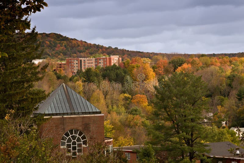Autumn in Oneonta, New York Stock Photo - Image of forest, nature: 11640414