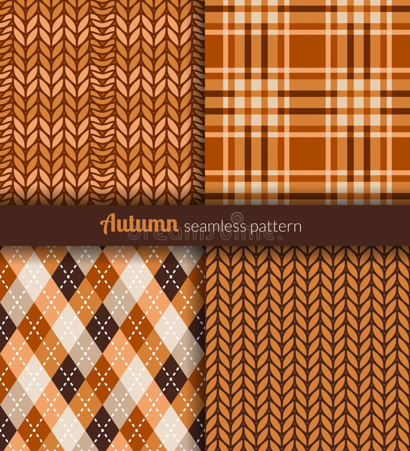 Autumn patterns stock vector. Illustration of concept - 35127072
