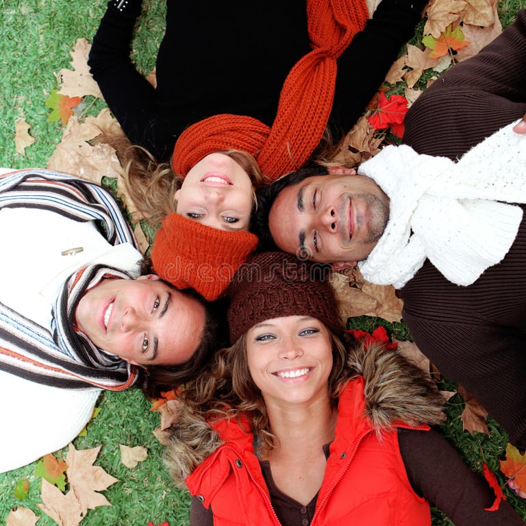 Autumn people stock image. Image of diversity, autumn - 15699227