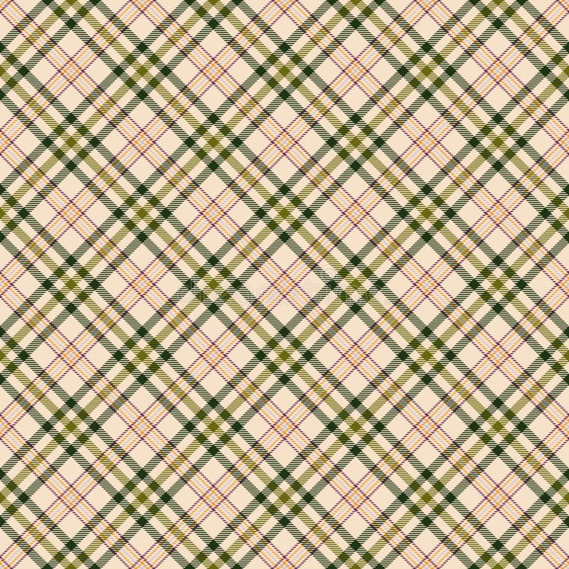 Autumn Plaid Check Seamless Pattern Stock Illustration - Illustration ...
