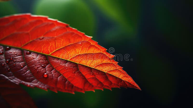 Autumn Plant Frame September Macro Stock Illustration - Illustration of ...