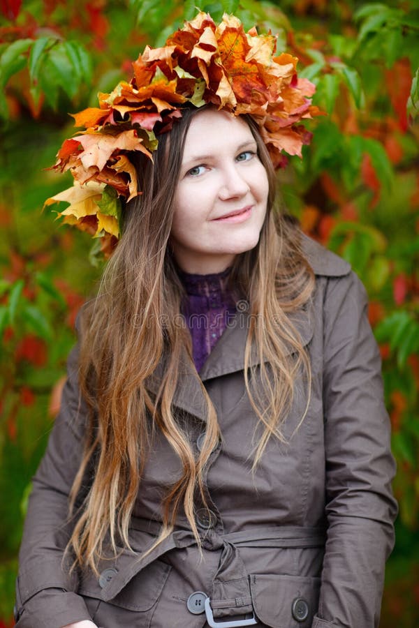 Autumn portrait stock image. Image of attractive, sunny - 11178809