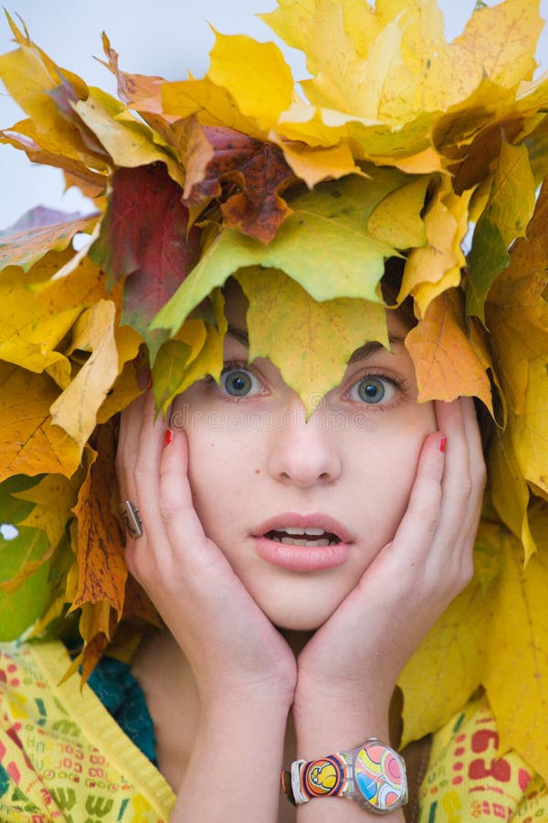 Autumn portrait stock photo. Image of beautiful, pretty - 15438938