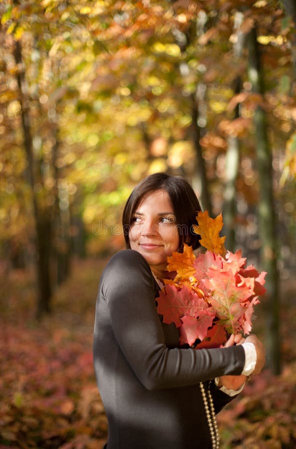 Autumn portrait stock image. Image of forest, season - 16090625