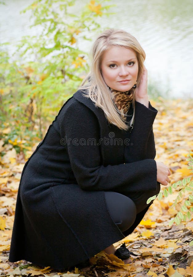 Autumn portrait stock photo. Image of cute, face, adult - 17522002