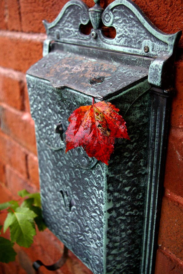 Autumn Postcard stock photo. Image of postcard, wall, leaves - 1327988