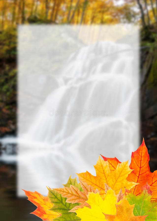 Autumn Postcard for Design stock photo. Image of fall - 76399094