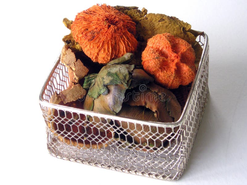 Autumn Potpourri In A Basket Picture. Image: 334058
