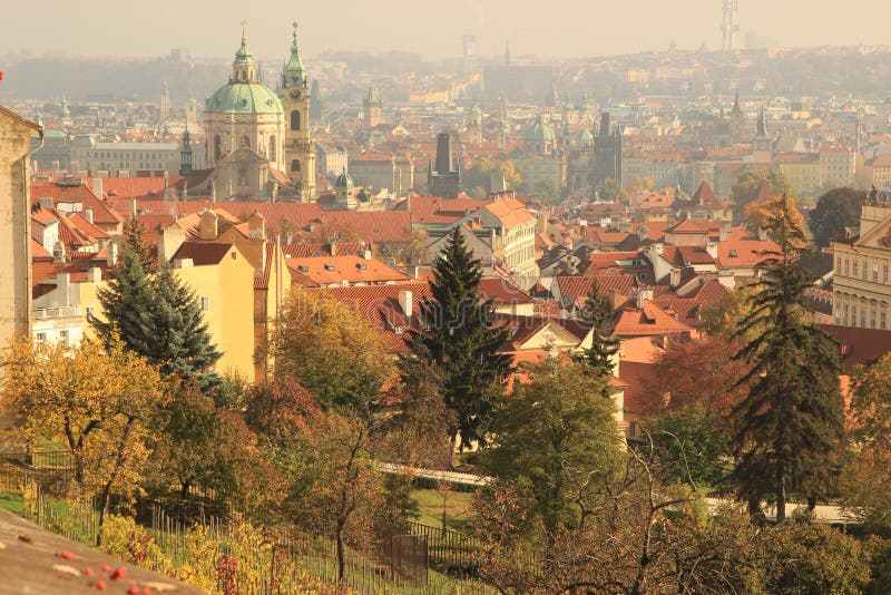 Autumn in Prague stock image. Image of tourism, light - 64339029
