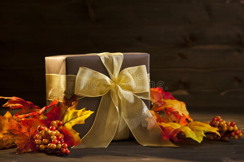 Autumn Present stock image. Image of black, celebration - 31142579