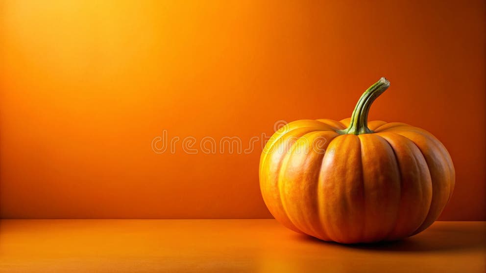 Autumn Pumpkin Design Template a Creative Fall Harvest Background with ...