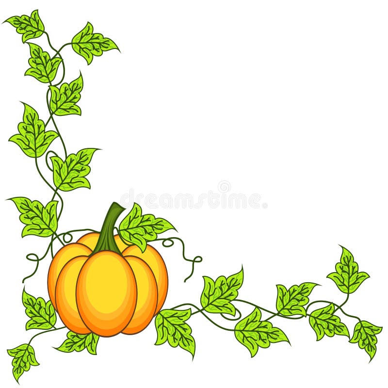 Pumpkin Leaves Clipart Stock Illustrations – 4,646 Pumpkin Leaves ...