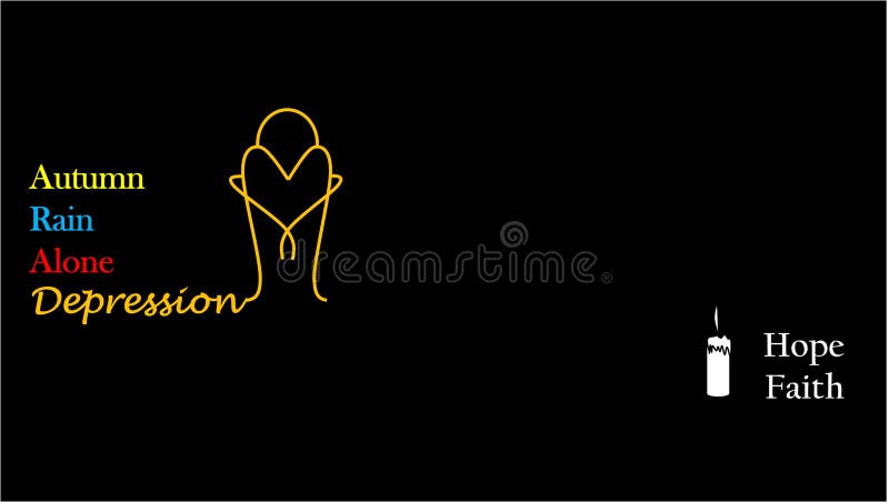 Autumn depression stock vector. Illustration of depression - 101450305