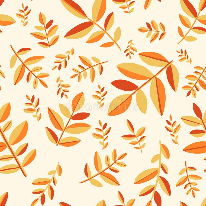 Autumn Raster Texture of Leaves Stock Illustration - Illustration of ...