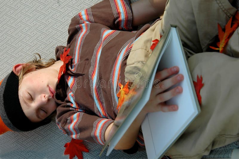 Autumn reading break stock photo. Image of sleep, chilly - 1291778