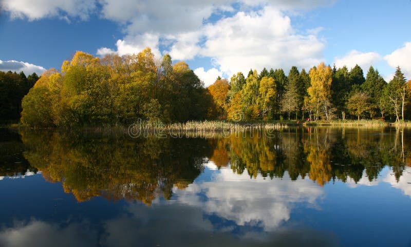 Autumn Reflection stock image. Image of reflection, calm - 18119949