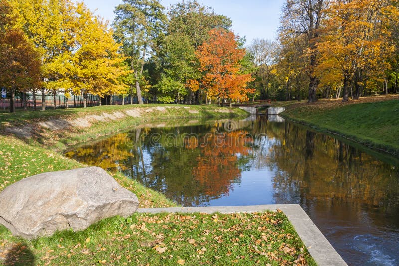Autumn reflection stock image. Image of high, leaves - 61470983