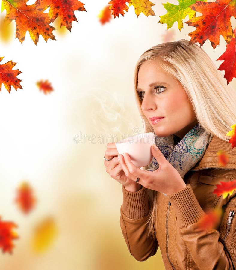Autumn relax stock photo. Image of fashion, female, pretty - 26814182