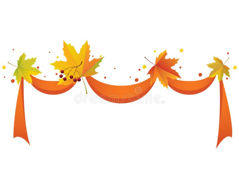 Autumn banner stock illustration. Illustration of golden - 7126693