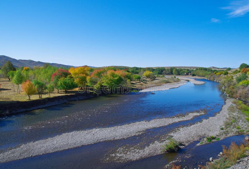Autumn river stock image. Image of mountains, autumn - 26998533