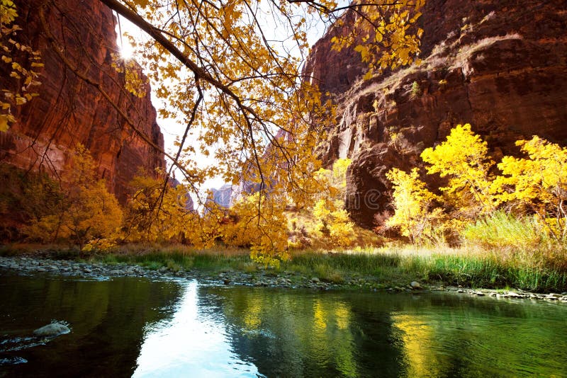 Autumn river stock image. Image of outdoors, travel, colors - 54157947