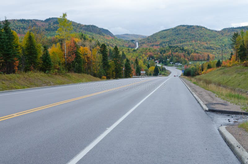 Autumn road stock photo. Image of road, seasonal, landscape - 69595758
