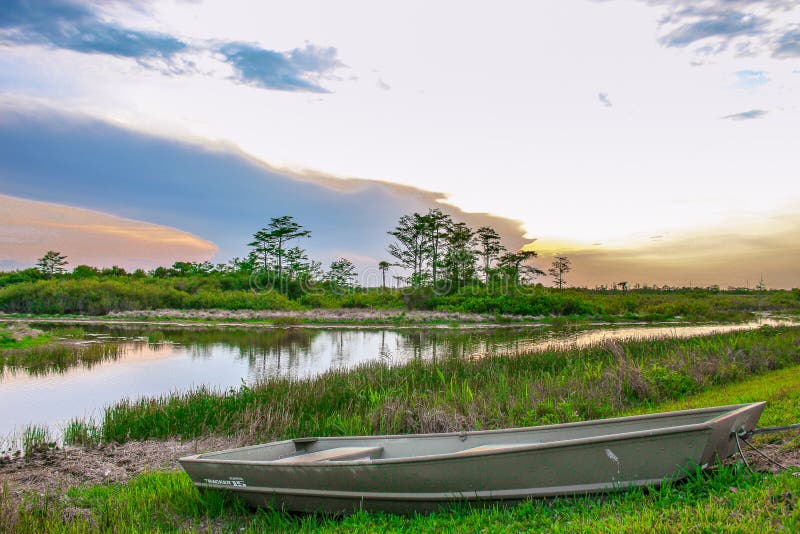 Autumn Row Boats on the Riverbank Stock Image - Image of peaceful ...