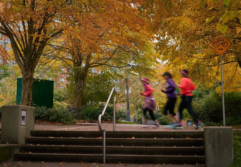 Autumn Run editorial photo. Image of skyline, activity - 102046441