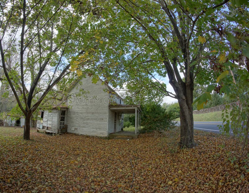 Autumn rural home stock photo. Image of farm, home, wood - 61038886