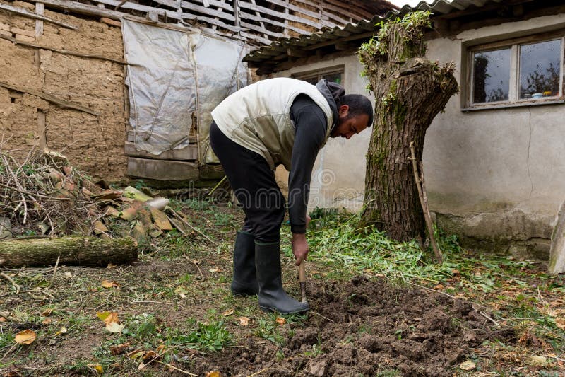 Autumn S Till: Farmer Prepares Soil for Planting Stock Image - Image of ...