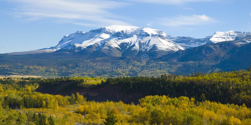 Autumn Scene in Rocky Mountains Stock Photo - Image of aspen ...