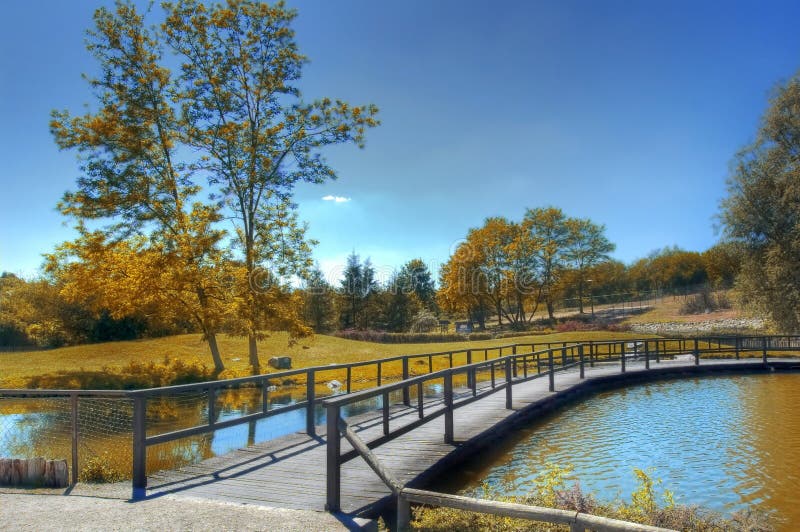 Illinois Fall stock image. Image of lake, forest, autumn - 12704283