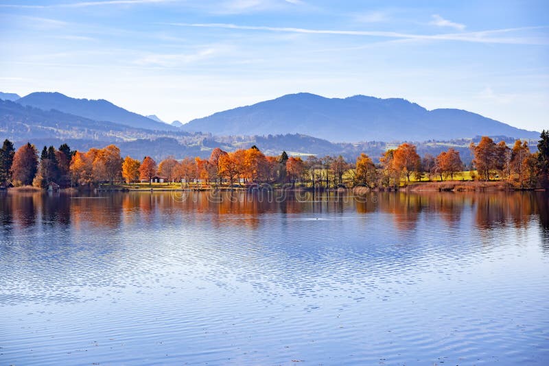 Autumn scenery bavaria stock image. Image of gold, beauty - 32340877