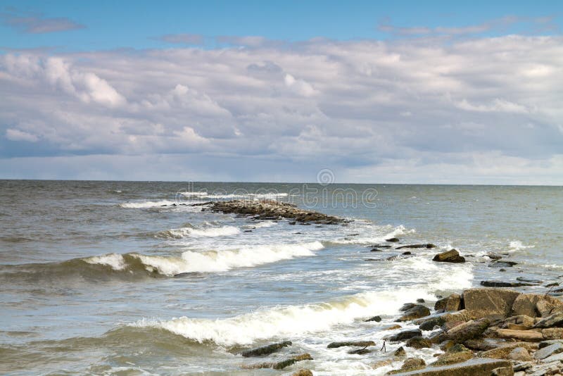 Autumn by the Sea stock image. Image of color, morning - 38391059