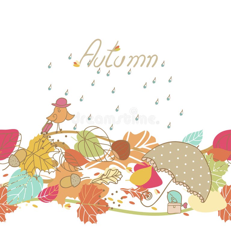 Rainy Day Border Stock Illustrations – 367 Rainy Day Border Stock ...