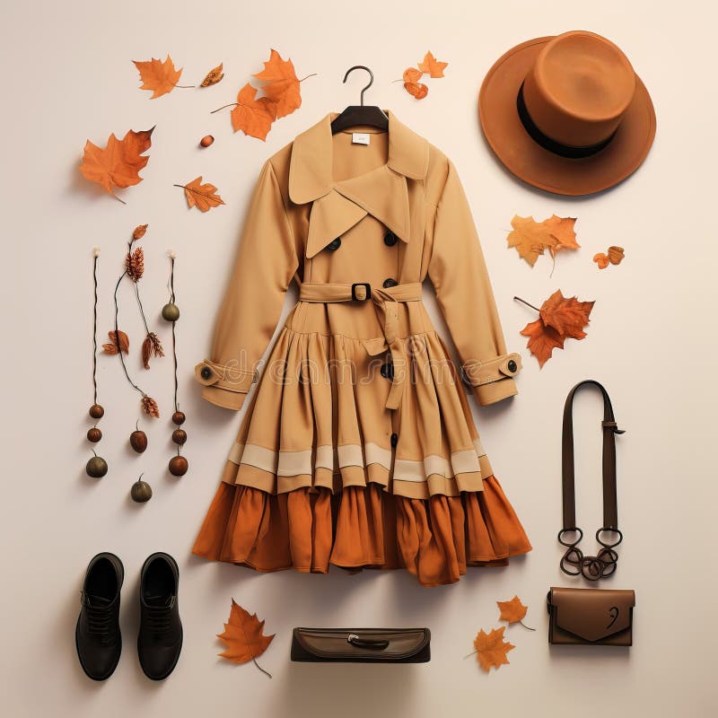 Autumn Season Clothes High Quality Ai Generated Image Stock ...