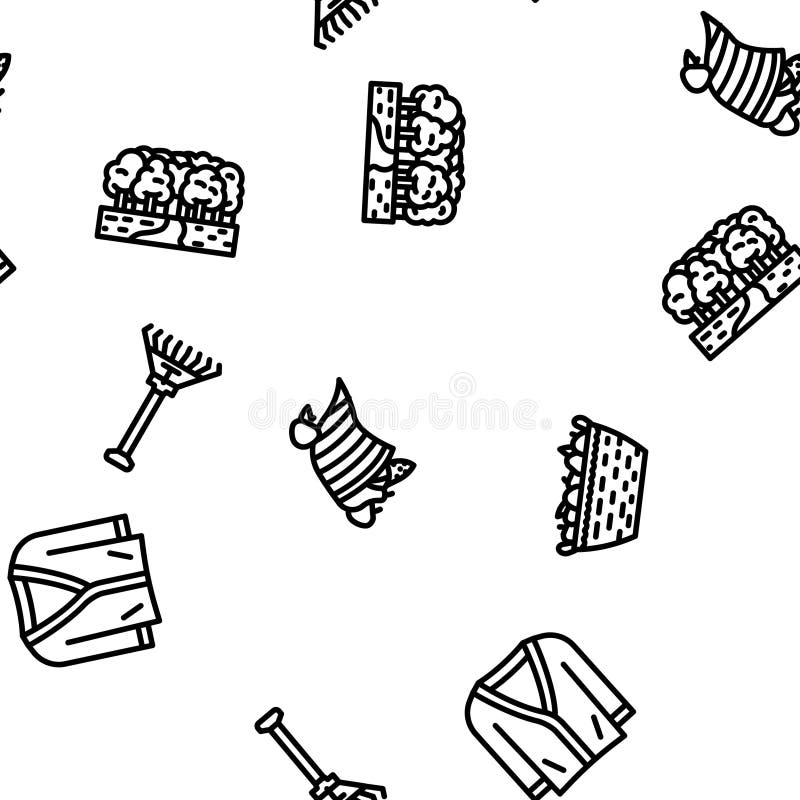 Autumn Season Fall Leaf Vector Seamless Pattern Stock Illustration ...