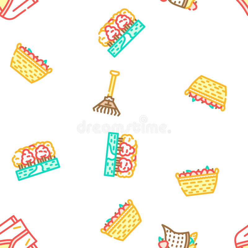 Autumn Season Fall Leaf Vector Seamless Pattern Stock Vector ...