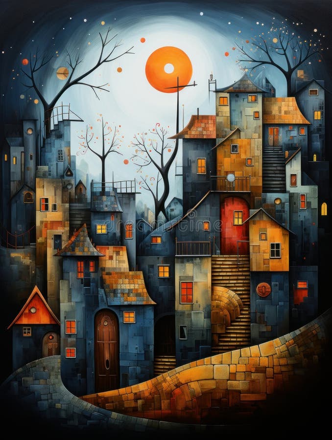 Autumn Season Mysterious Surrealism Stock Photo - Image of landscape ...