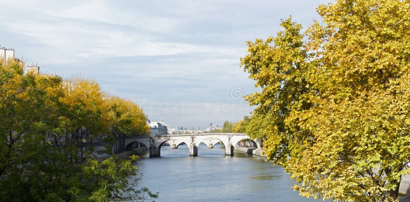 Autumn Season in Paris Center Stock Image - Image of landscape, season ...