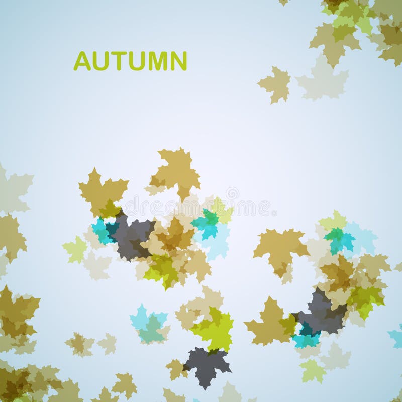 Autumn seasonal background stock vector. Illustration of leaf - 46486013