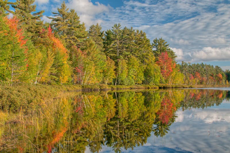 Autumn Shoreline stock image. Image of landscape, colorful - 6458961