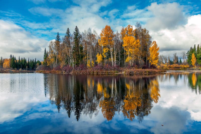 Autumn in Siberia stock image. Image of colorful, outside - 28197563