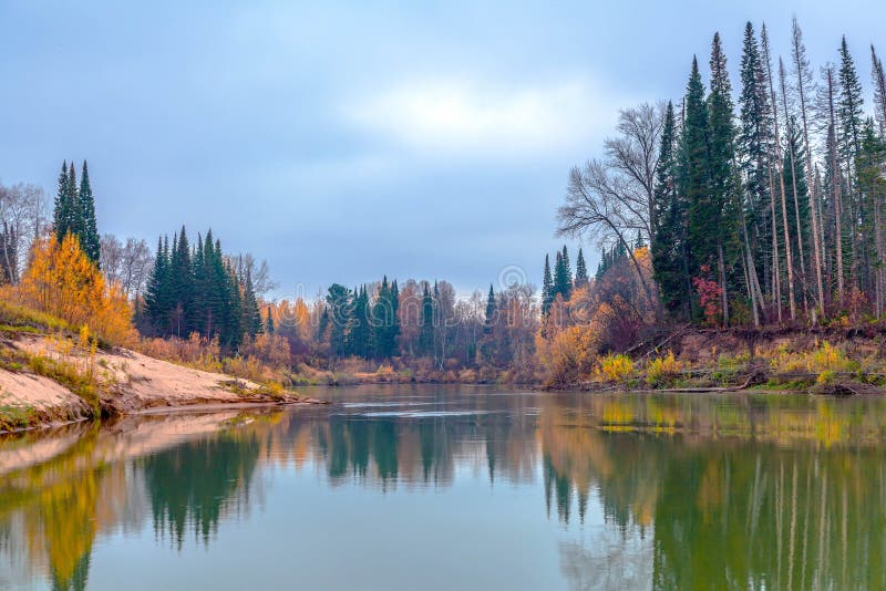 Autumn in Siberia stock image. Image of natural, beauty - 28197619