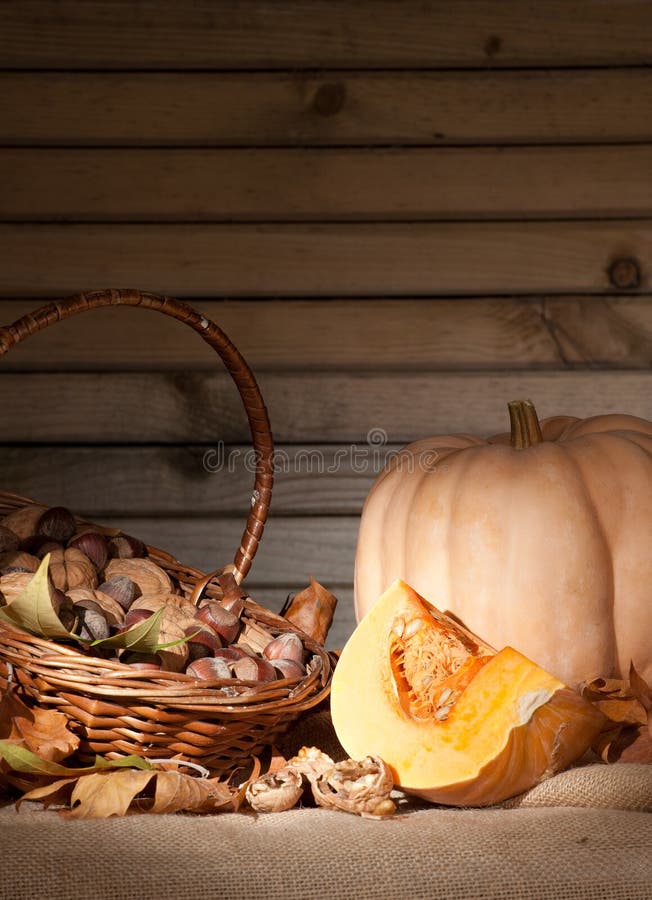 Autumn still life stock photo. Image of holiday, decor - 75924638