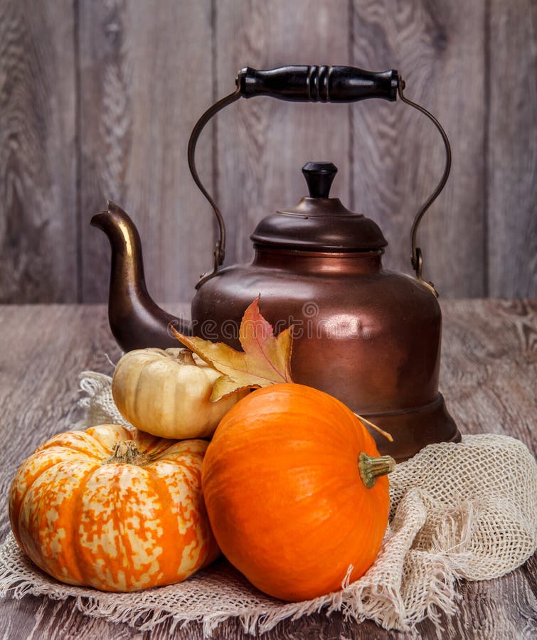 Rustic Still Life with Autumn Flowers and Book Stock Image - Image of ...